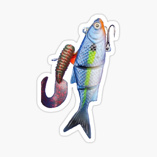 "Fishing Lure Sticker" Sticker by NikiAsh | Redbubble