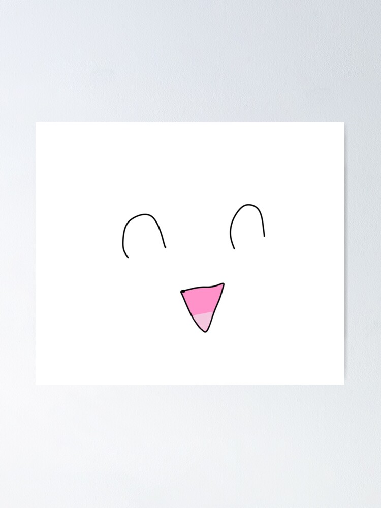"simple cute face" Poster for Sale by Feelthepleasure | Redbubble