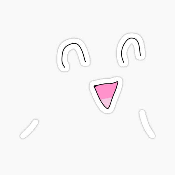 "simple cute face" Sticker for Sale by Feelthepleasure | Redbubble