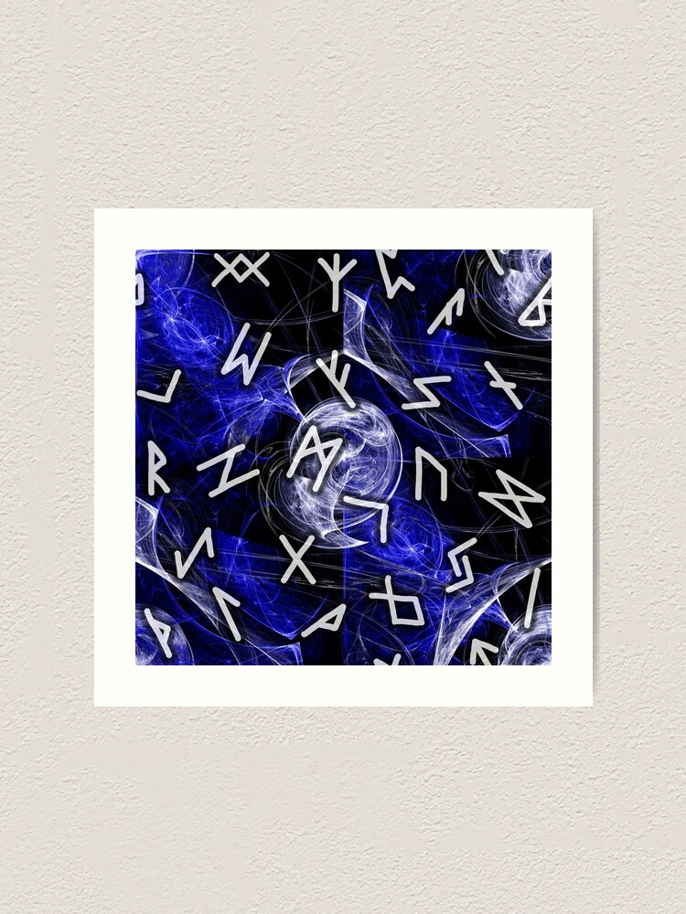 "Old Futhark" Art Print for Sale by yggdrasil-es | Redbubble