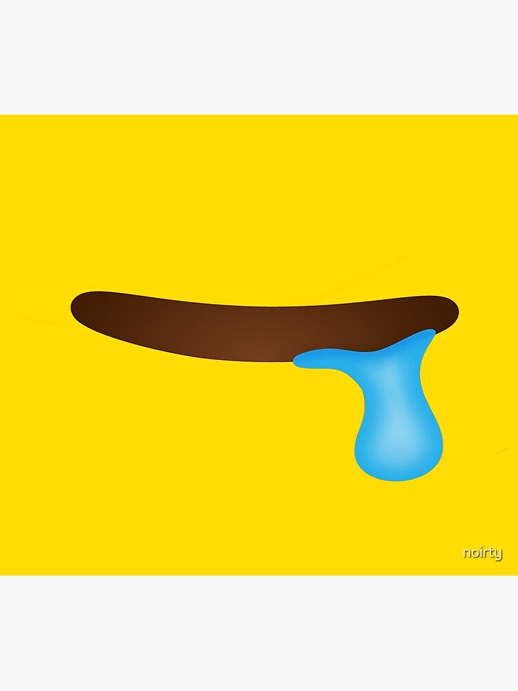 "Cartoon Emoji Face Drool Spit Mouth" Art Print for Sale by noirty ...
