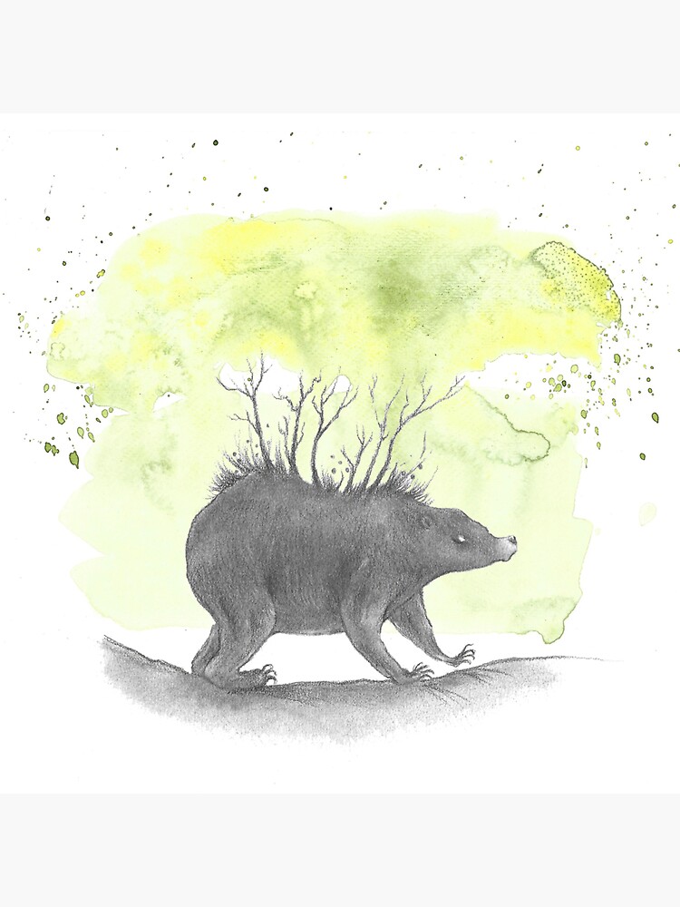 "Mythical Otso Bear from Finland" Sticker for Sale by AlisonRasmussen ...