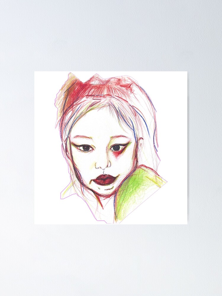 "BLACKPINK Jennie Kim" Poster by mayaaac | Redbubble