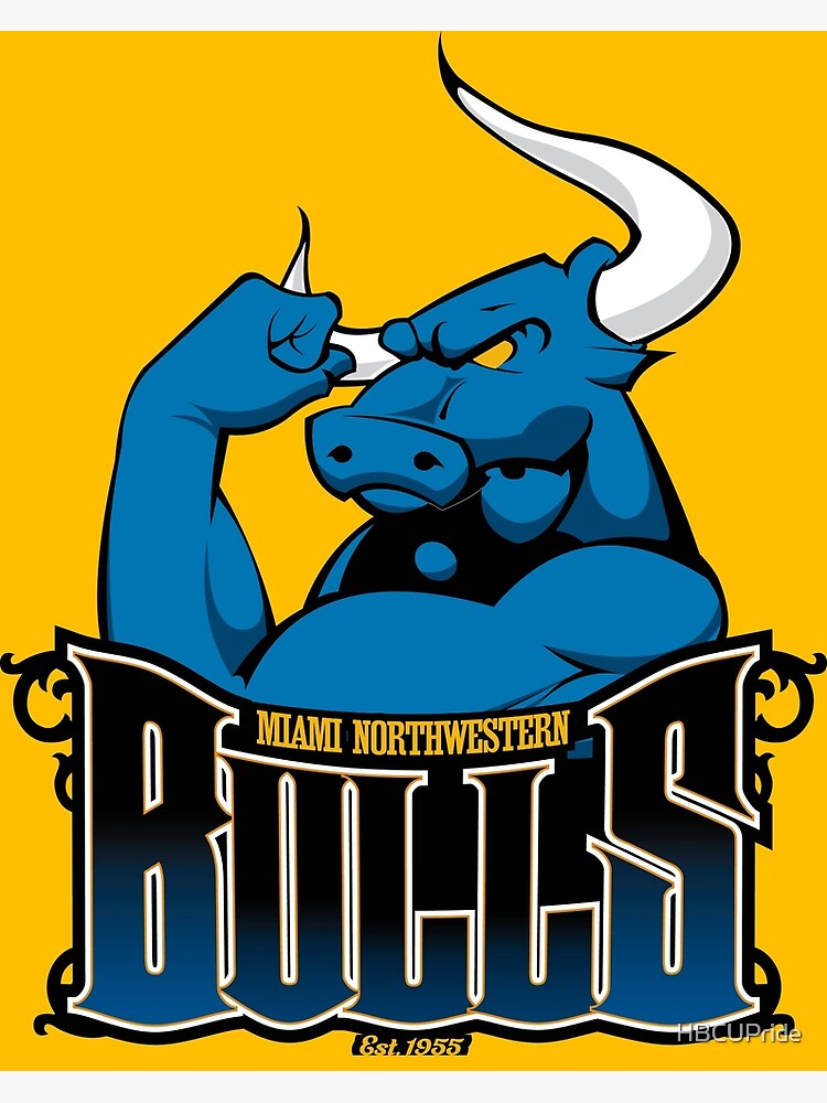 "Miami Northwestern Bulls" Canvas Print for Sale by HBCUPride | Redbubble