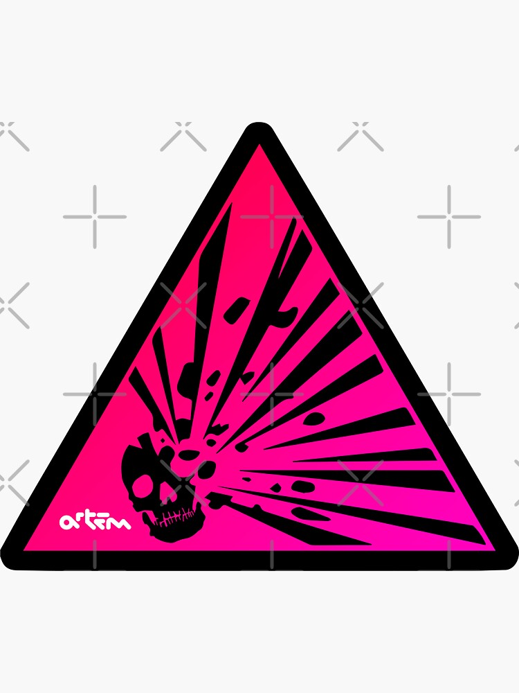 "Head Explode" Sticker by ArtemSolop | Redbubble