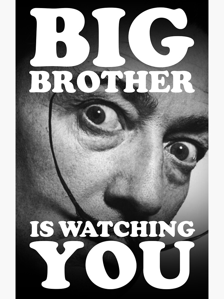 "BIG BROTHER IS WATCHING " Sticker for Sale by jorgeramos1992 | Redbubble