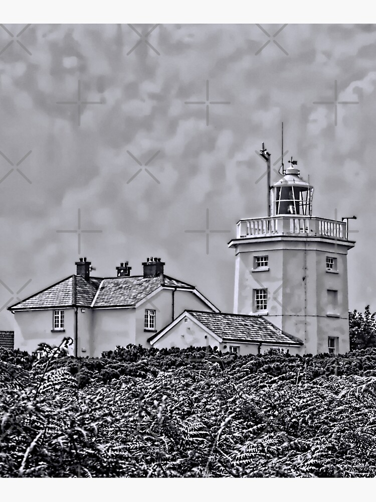 "Cromer Lighthouse Black and White" Sticker for Sale by avrilharris ...