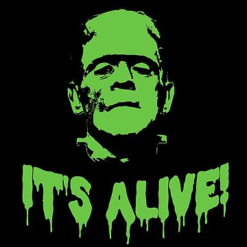 "Its Alive" Sticker for Sale by Spoof-Tastic | Redbubble