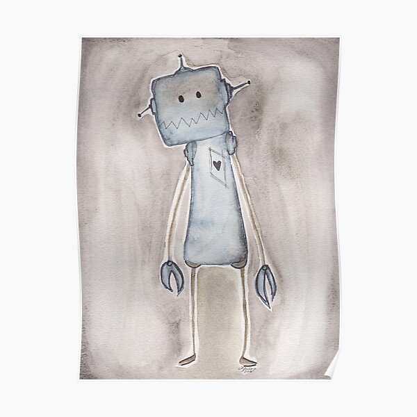 "Bob Bot" Poster by artistlindsay | Redbubble