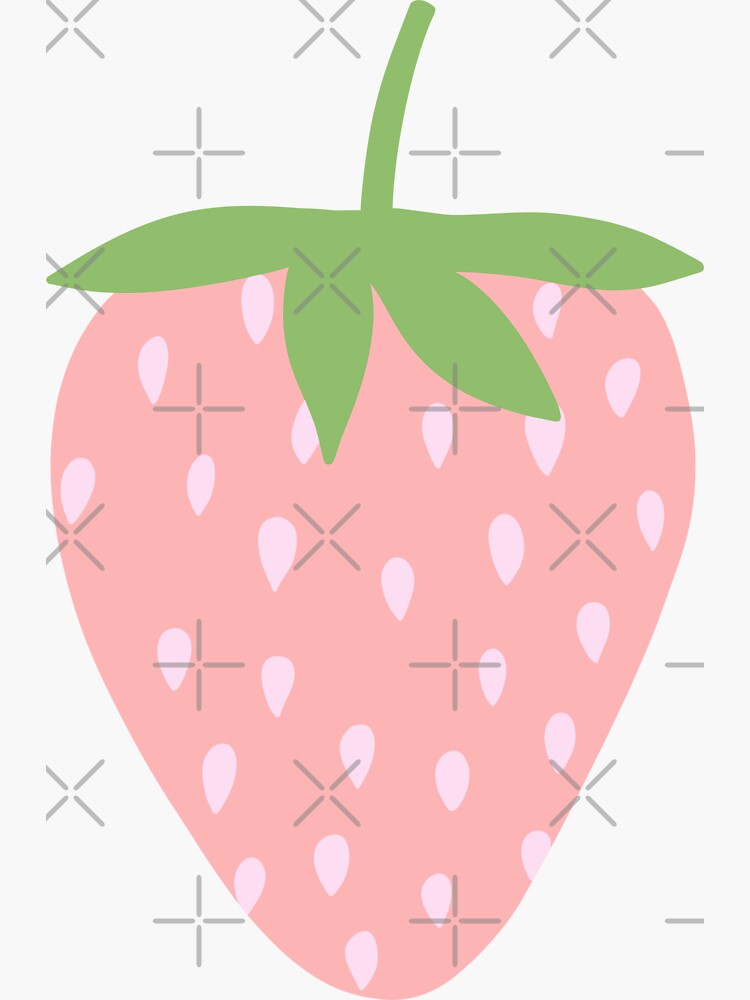 "strawberry " Sticker for Sale by shirasticker | Redbubble