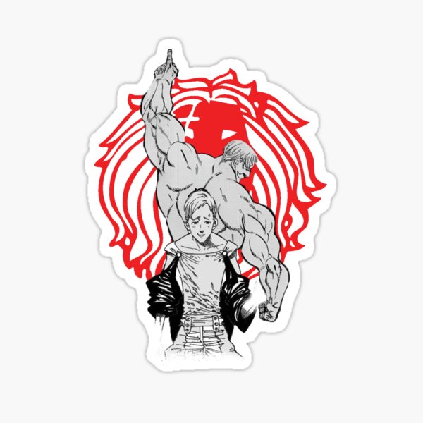 "Escanor anime nanatsu no taizai art 2020" Sticker for Sale by f8f82009 ...