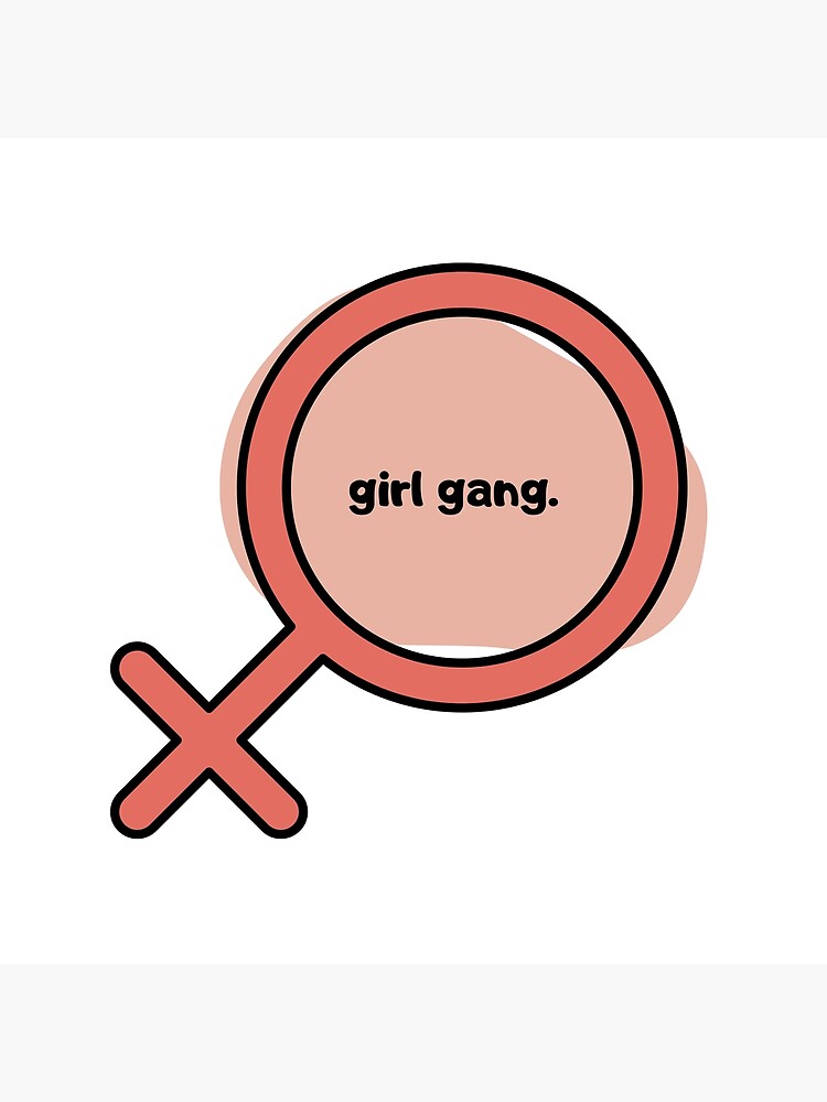 "Pink Girl Gang Logo" Art Print for Sale by maddierm13 | Redbubble