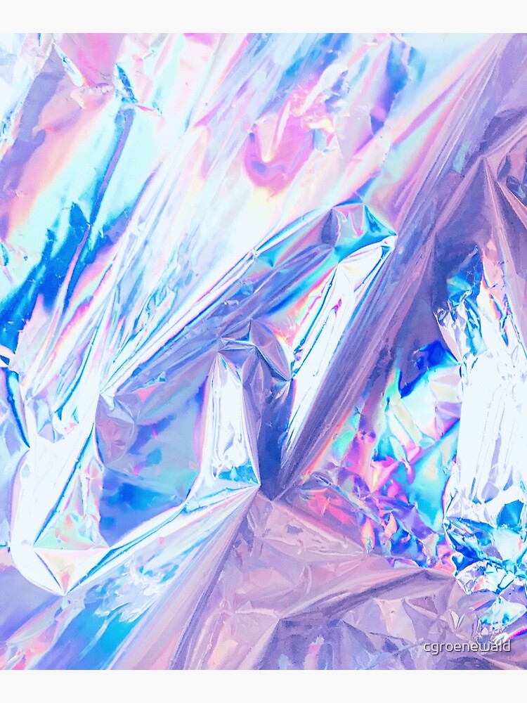 "Iridescent Foil Paper" Poster for Sale by cgroenewald | Redbubble