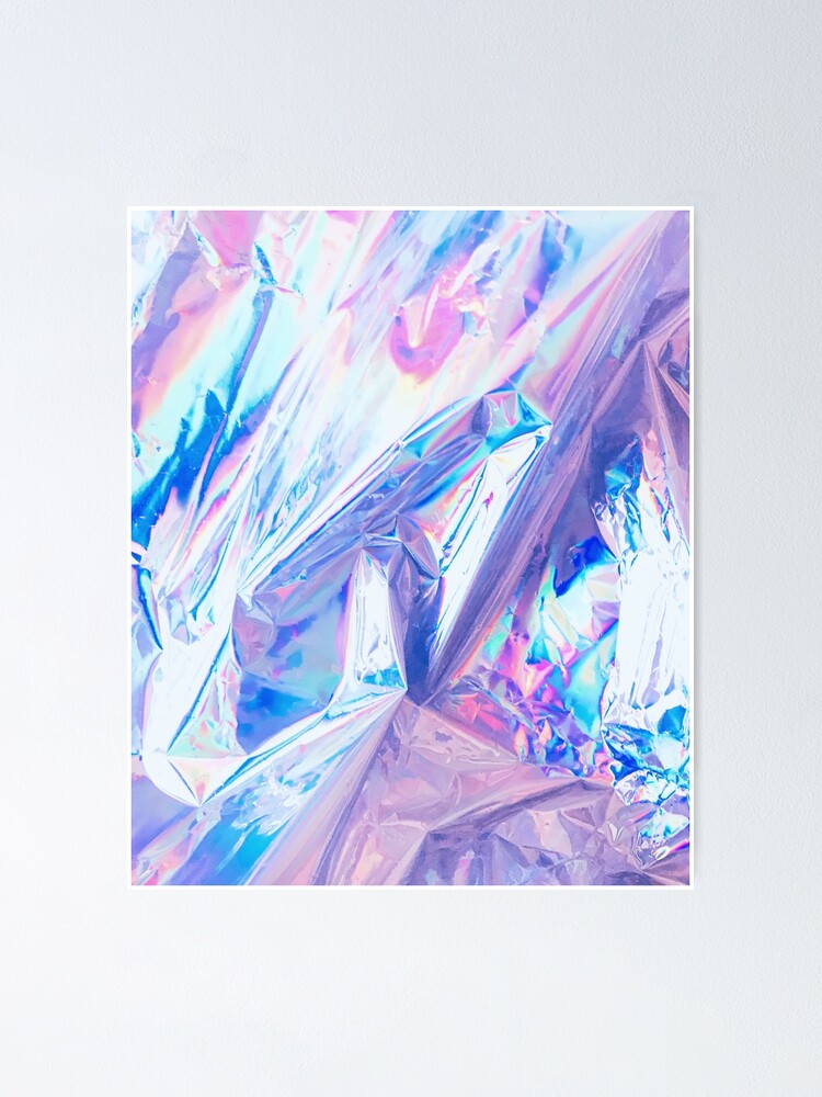 "Iridescent Foil Paper" Poster for Sale by cgroenewald | Redbubble