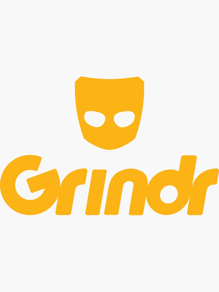 "logo-grindr" Sticker by apanyaom | Redbubble