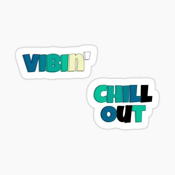 "Vibes sticker pack" Sticker for Sale by AbbieGregory | Redbubble