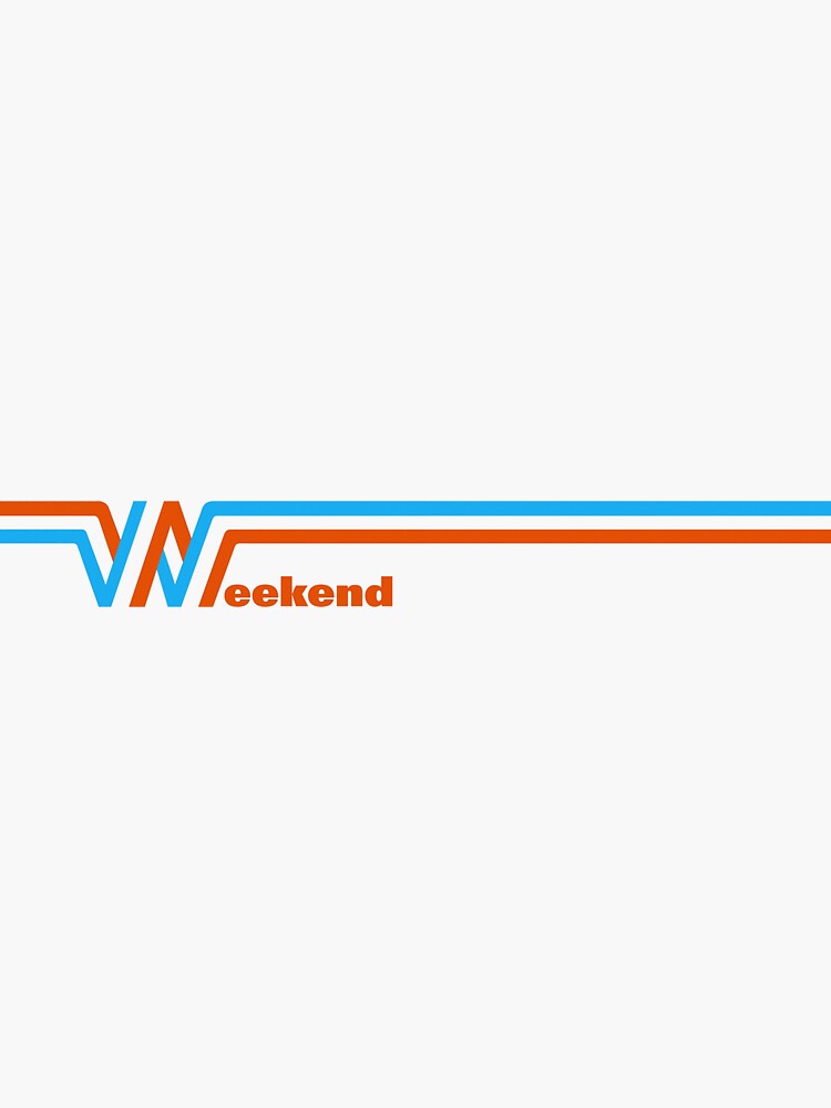 "Weekend Records" Sticker by beastmustdie | Redbubble