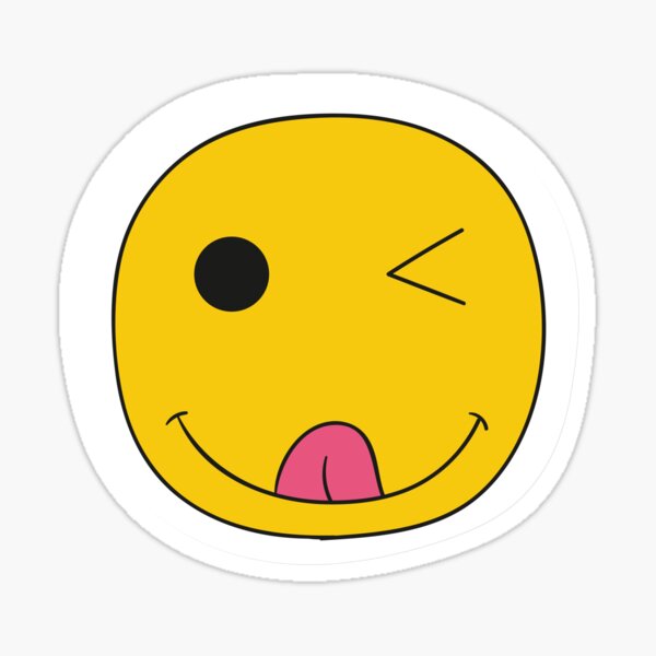 "Funny Face emoji" Sticker by aBenjiii | Redbubble