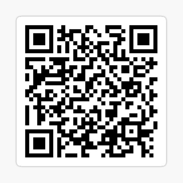 Look At This Graph Vine Qr Code Sticker For Sale By Manu142 Redbubble