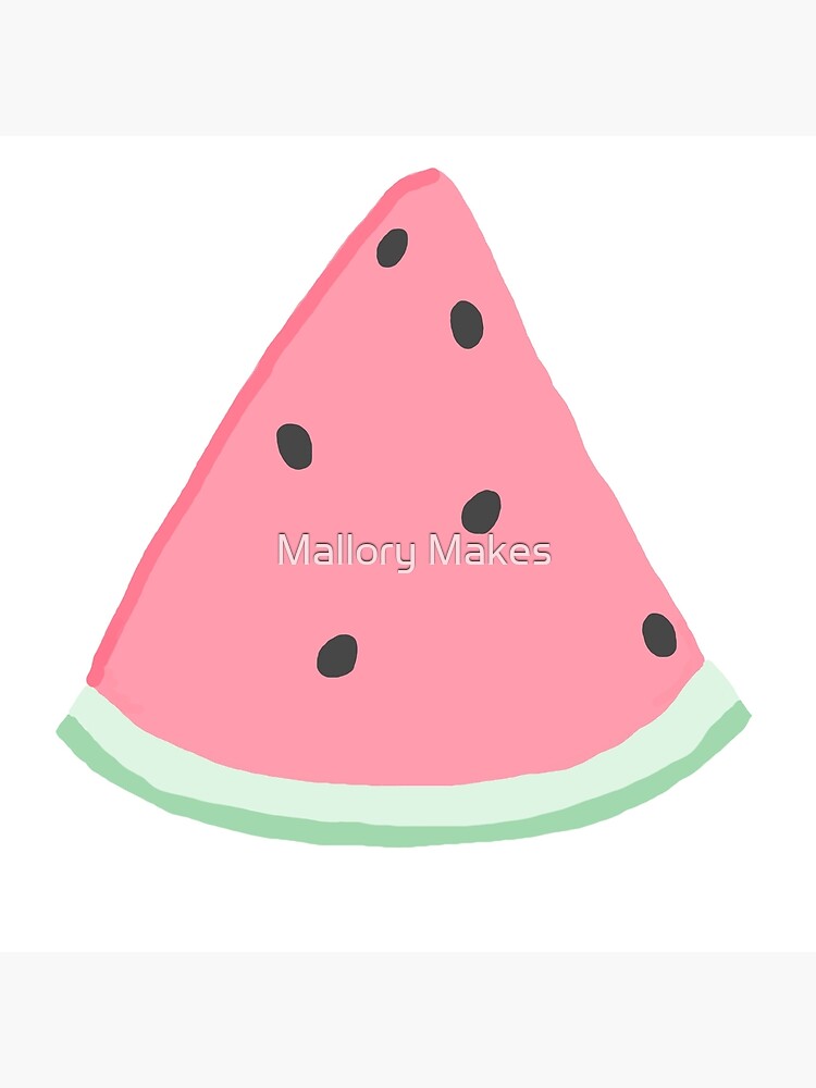 "Cute Pastel Watermelon" Poster for Sale by Mallory Makes | Redbubble