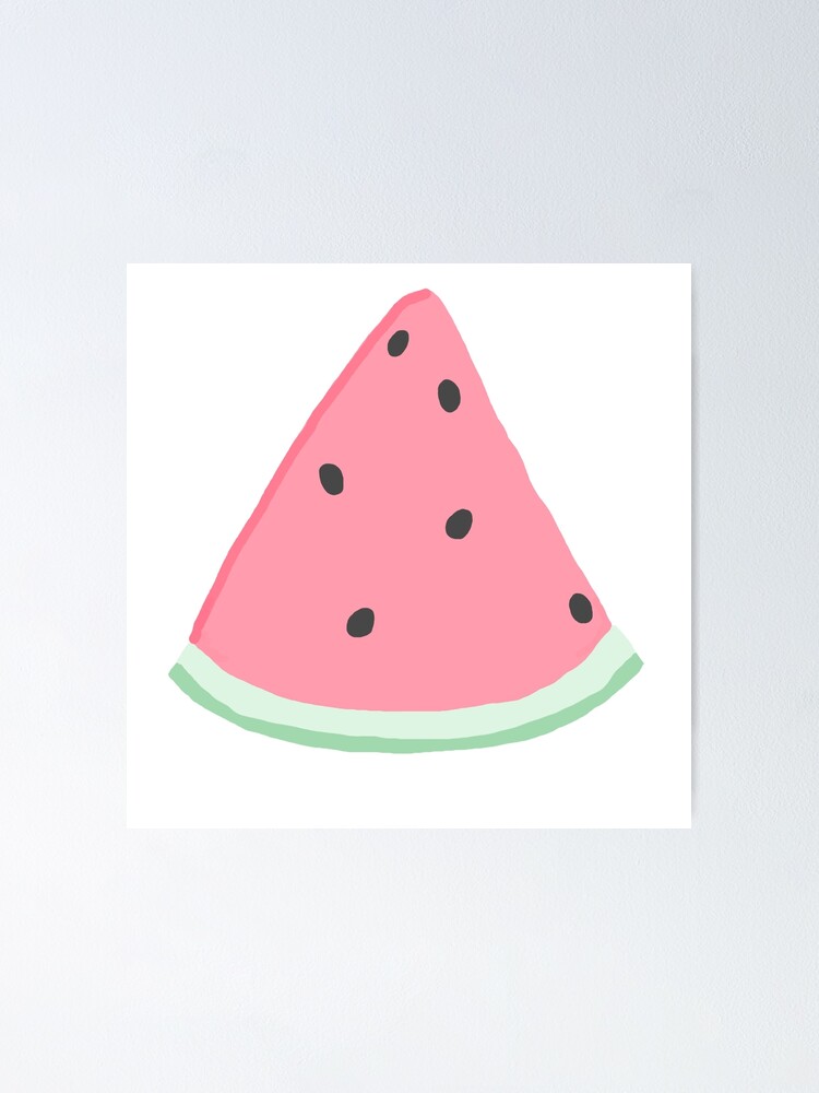 "Cute Pastel Watermelon" Poster by MalloryJN | Redbubble