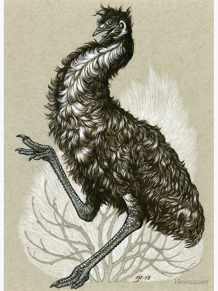 "Emu Dance" Sticker for Sale by Himmapaan | Redbubble