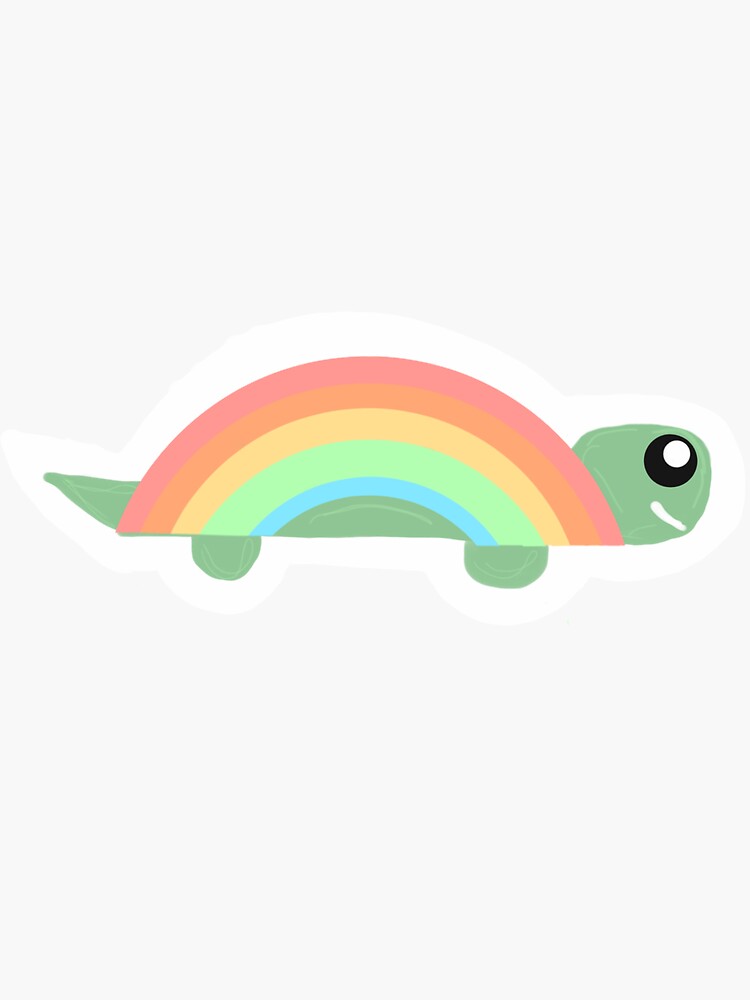 "pride turtle " Sticker by lemon-sugar | Redbubble