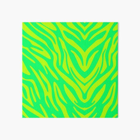 Light Green Zebra Print