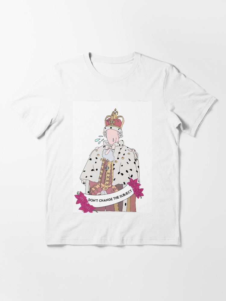 "Hamilton King George Jonathan Groff Spitting " T-shirt by ...