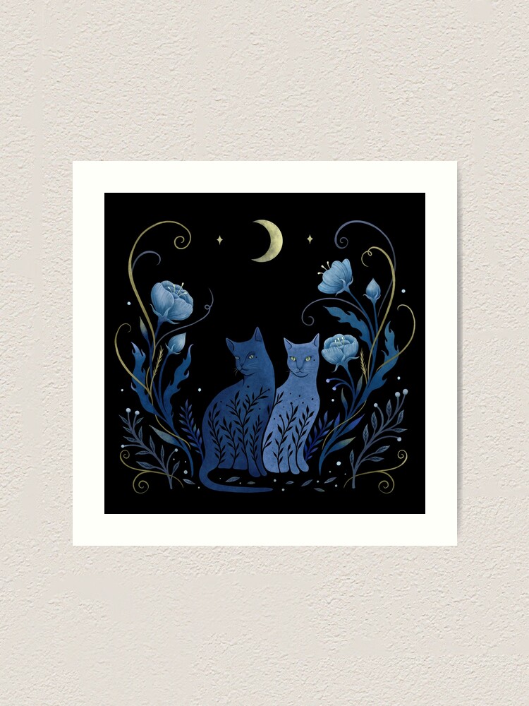 "Two Cats" Art Print for Sale by episodicDrawing | Redbubble
