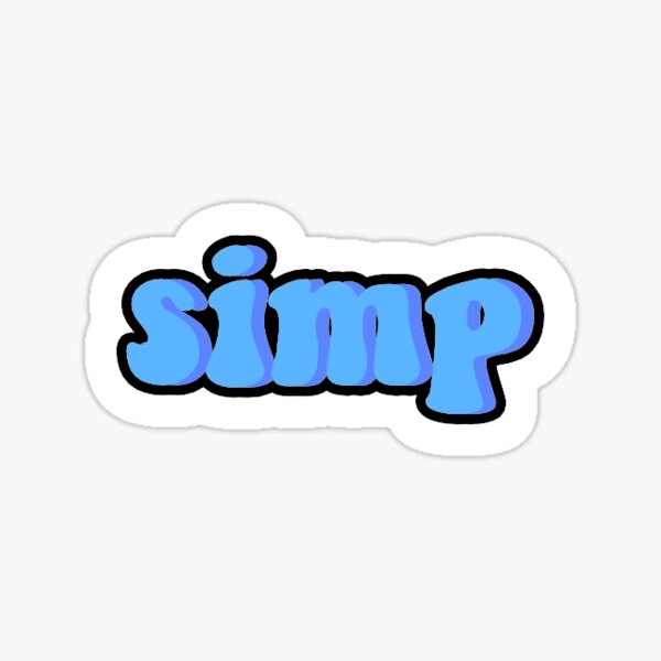 "simp quote sticker" Sticker for Sale by kallikahler | Redbubble