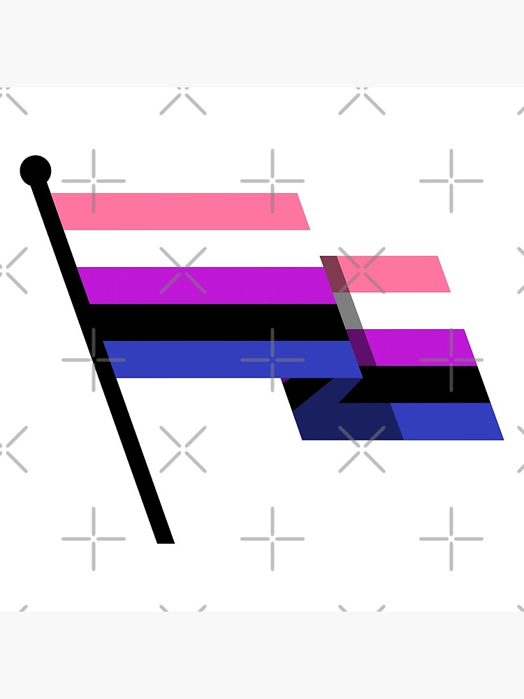 "genderfluid pride flag" Art Print for Sale by brenda-lee | Redbubble
