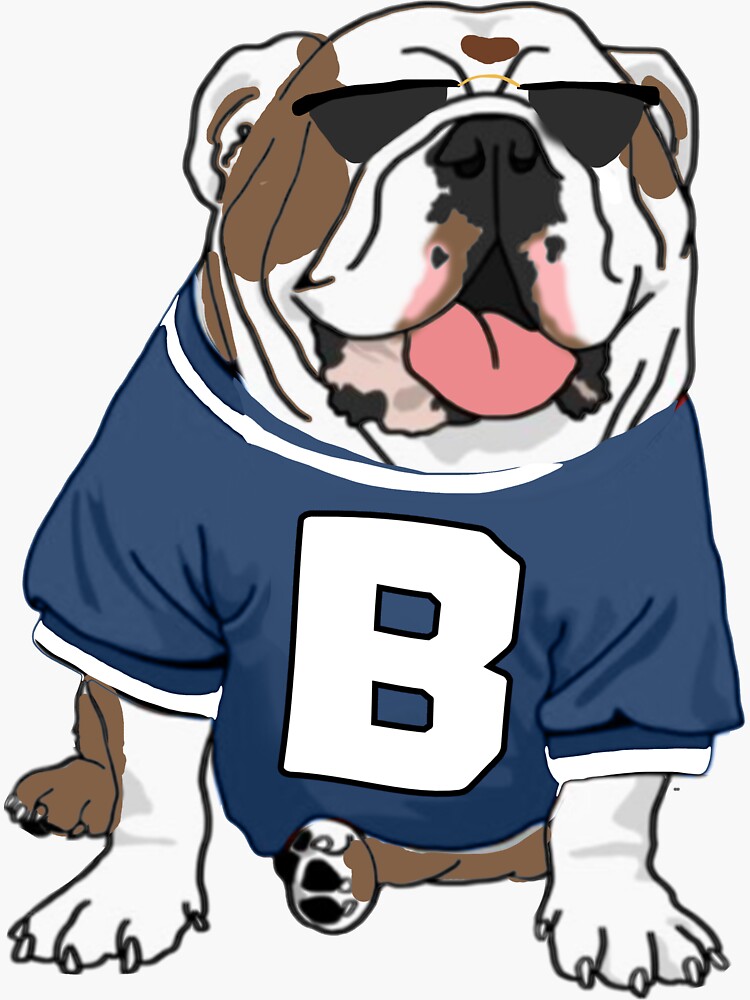 "Butler Blue III Chillin" Sticker for Sale by llaux | Redbubble