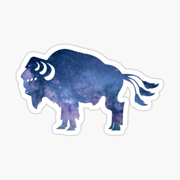 "Hybrid Space Buffalo " Sticker by WilliamsGFX | Redbubble