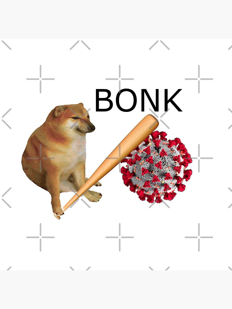 Póster «Cheems virums Bonk» de UncleApo | Redbubble