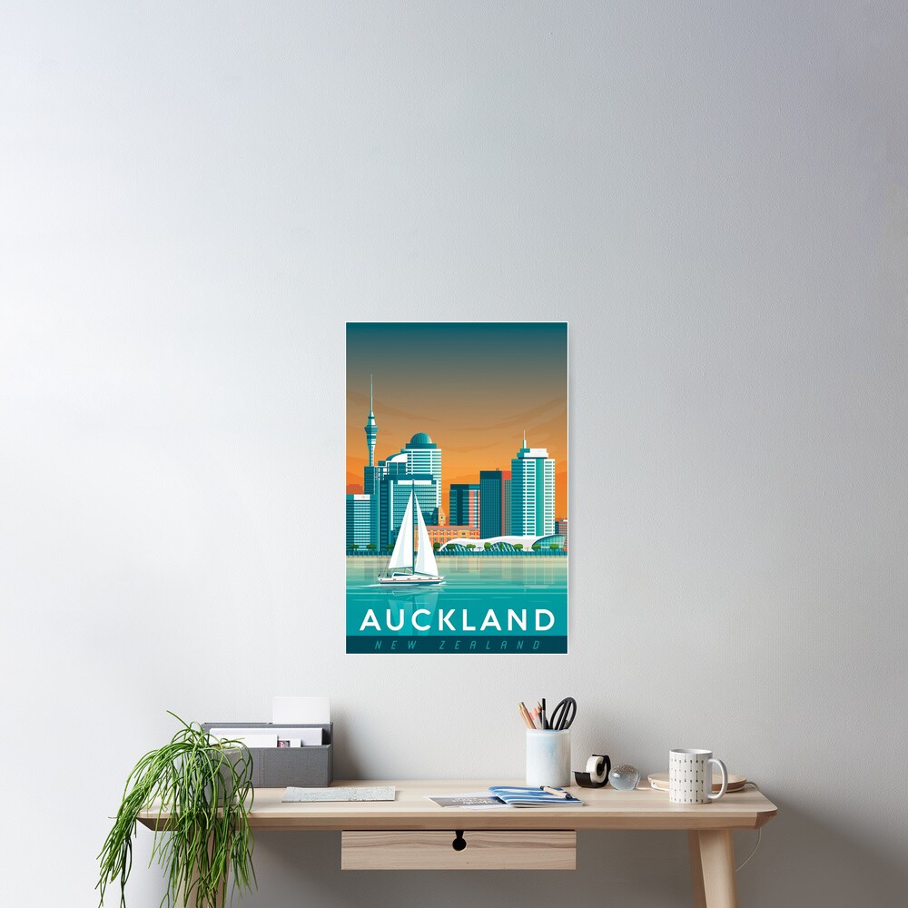 "Auckland New Zealand " Poster for Sale by art-lovers | Redbubble