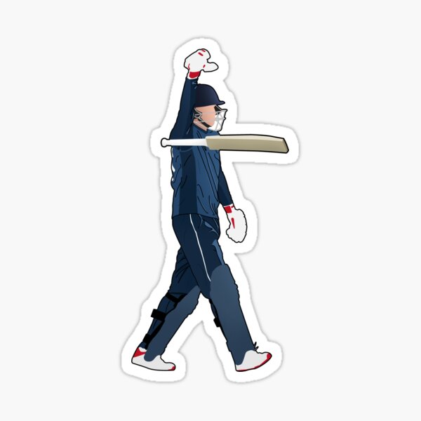 "Joe Root Bat Drop" Sticker for Sale by HitFor6 | Redbubble