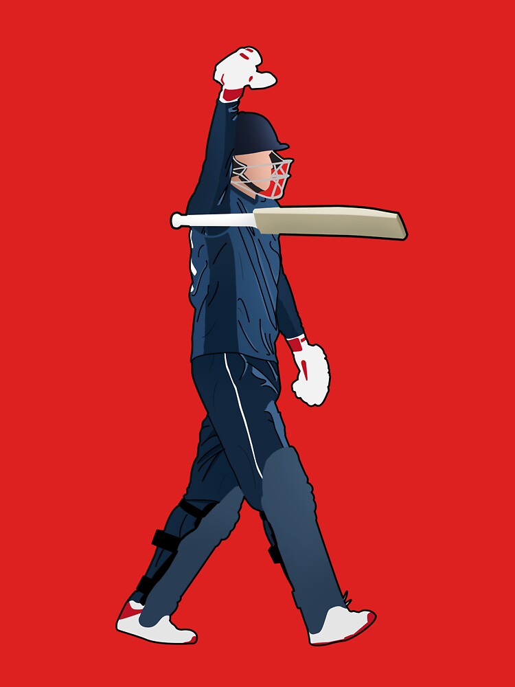 "Joe Root Bat Drop" T-Shirt von HitFor6 | Redbubble