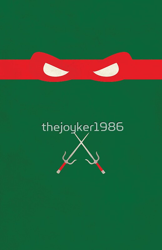 "Red Ninja Turtles Raphael" by thejoyker1986 | Redbubble