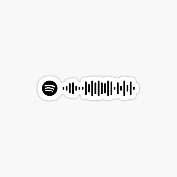 505 By Arctic Monkeys Spotify Code Stickers | Redbubble