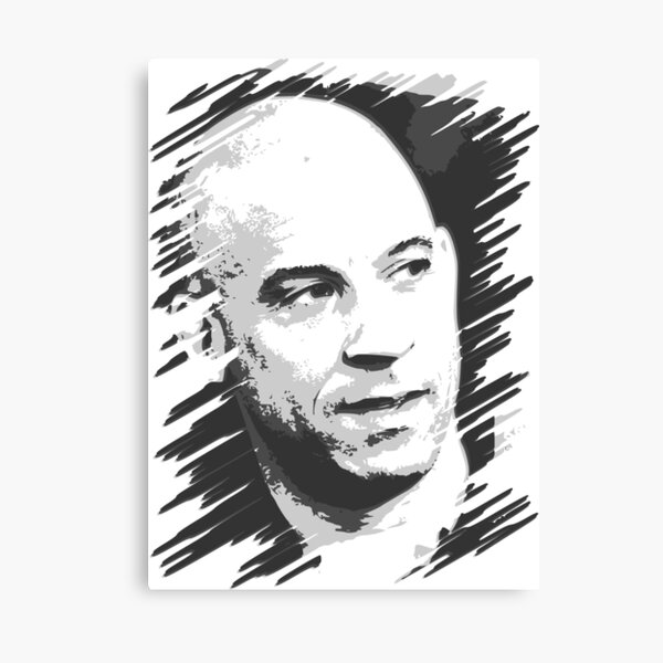"Vin Diesel | Fan Art | Digital illustration 7.17201758" Canvas Print ...