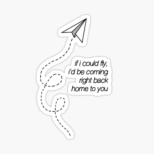 If I Could Fly One Direction Stickers | Redbubble