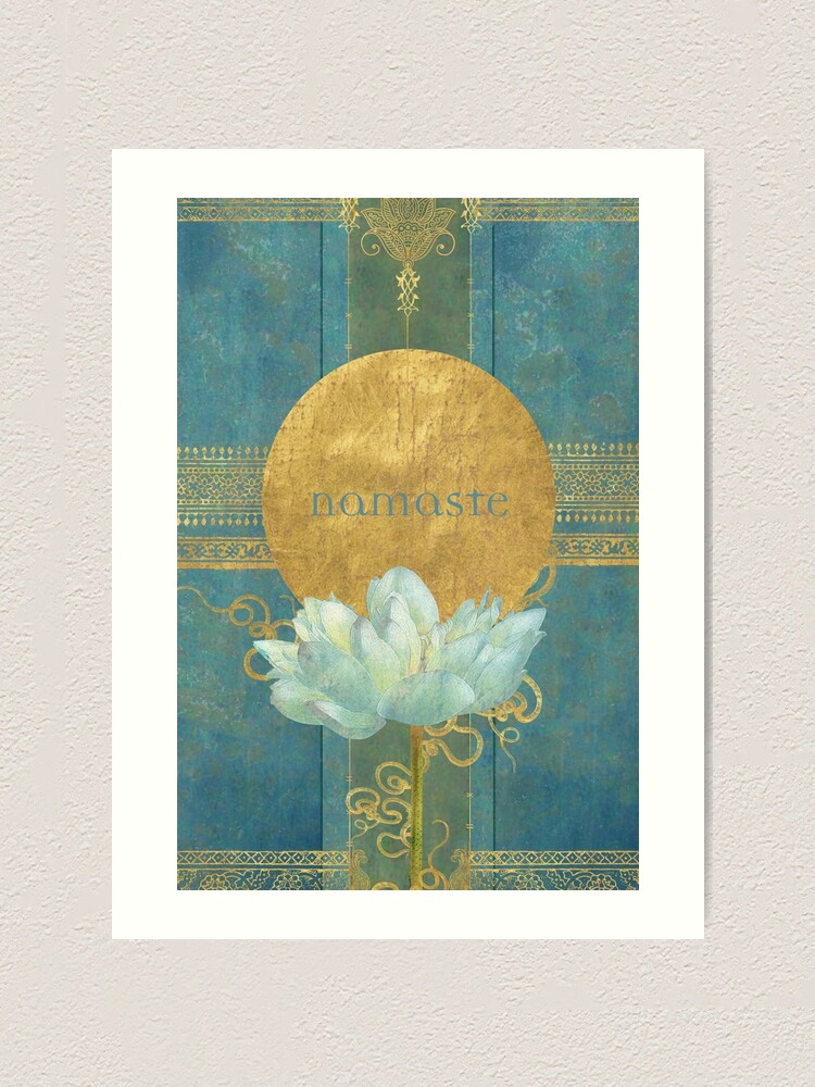 "namaste blue" Art Print by autumnsgoddess | Redbubble