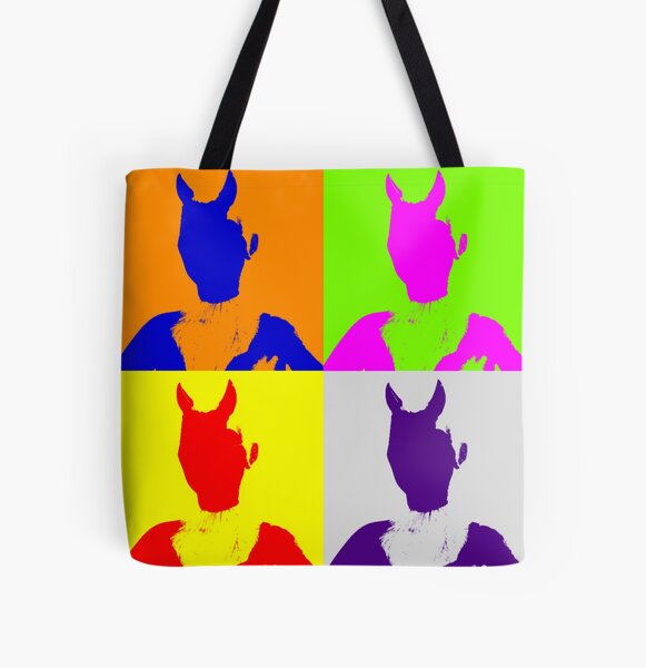 "Devil Inside Colorful Demon Pop Art Mural" Tote Bag by GingerEccentric ...