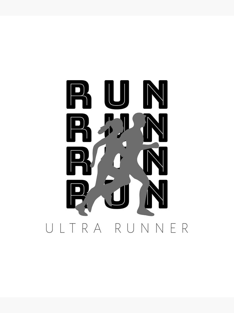 "Ultramarathon runner" Poster by MezzaJ | Redbubble