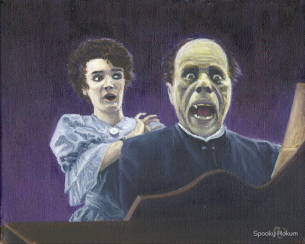 "The Phantom Unmasked (Lon Chaney)" by Spooky Hokum | Redbubble
