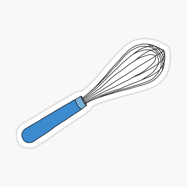 "Blue Handle Wire French Whisk" Sticker for Sale by laladoodles | Redbubble