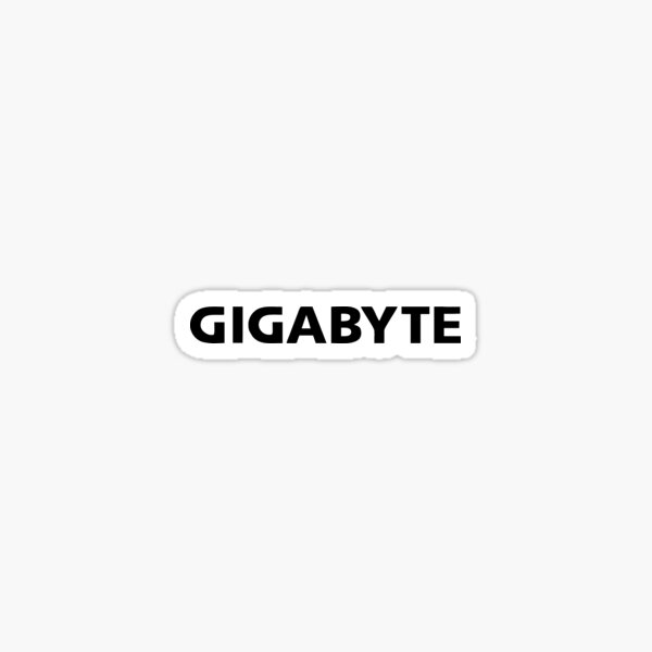 Sticker: Gigabyte | Redbubble