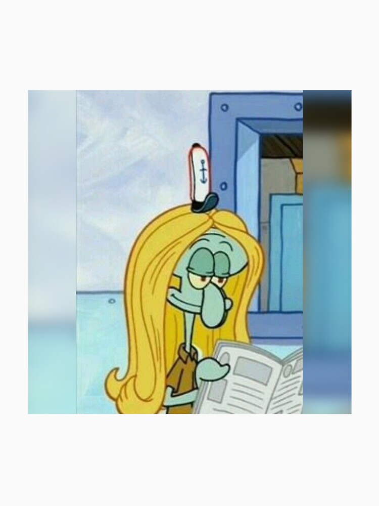 "Pretty squidward " T-shirt for Sale by Kashhhk | Redbubble | squidward ...