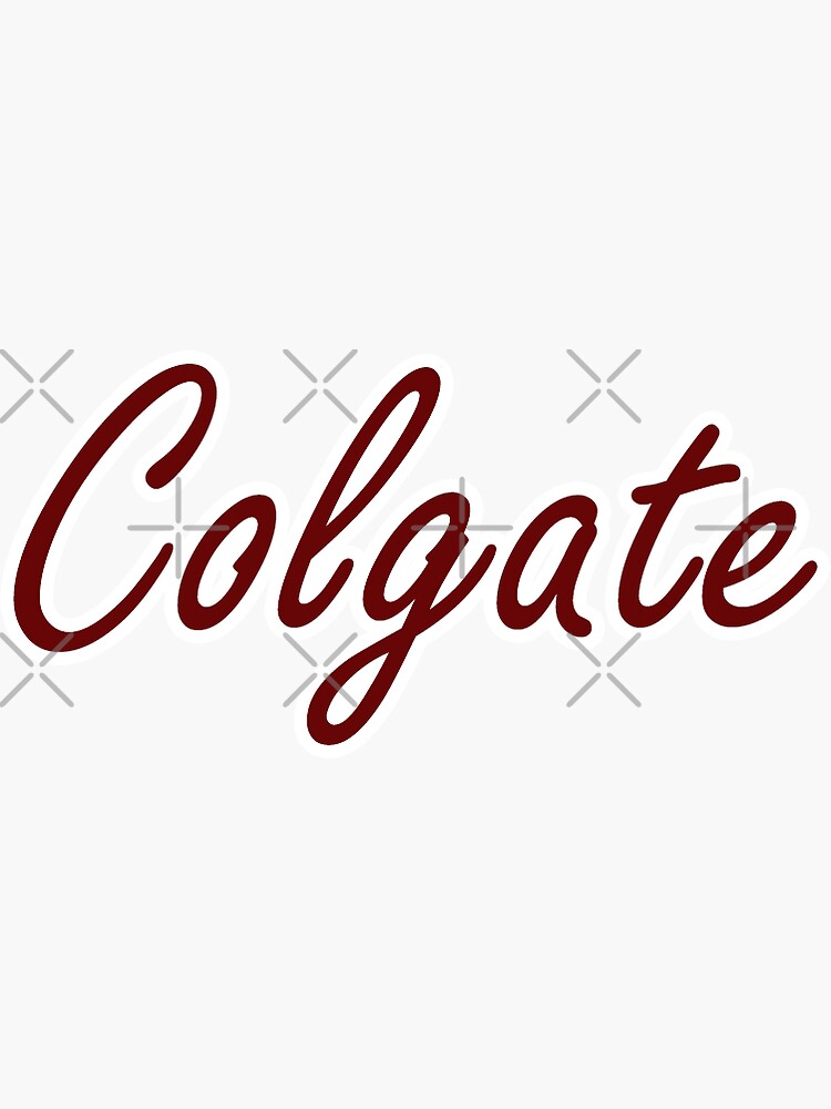 "Colgate" Sticker for Sale by stuch | Redbubble